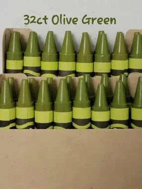 Crayola | Office | 32 Crayola Crayons Olive Green Single Color Bulk Lot ...